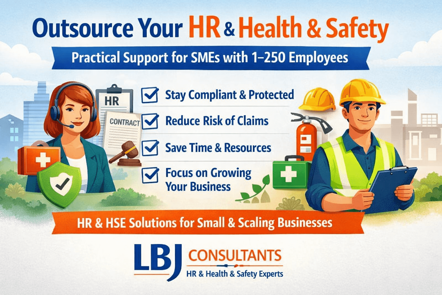 HR & Employment Law Support for SMEs HR and H&S Outsource