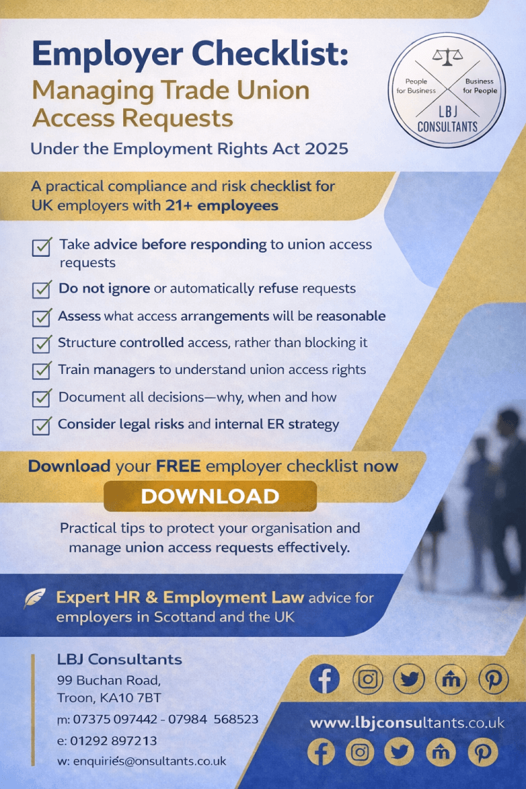 Union Access Requests Under the Employment Rights Act 2025